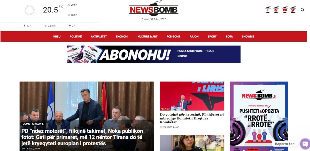 Newsbomb.al - Media Directory - Project Oasis