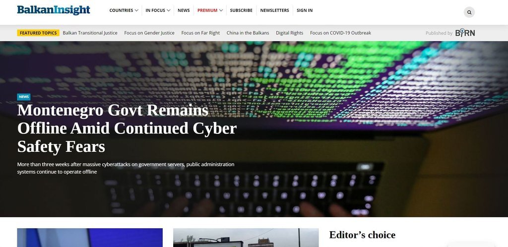 Balkan Insight - Media Directory - Project Oasis