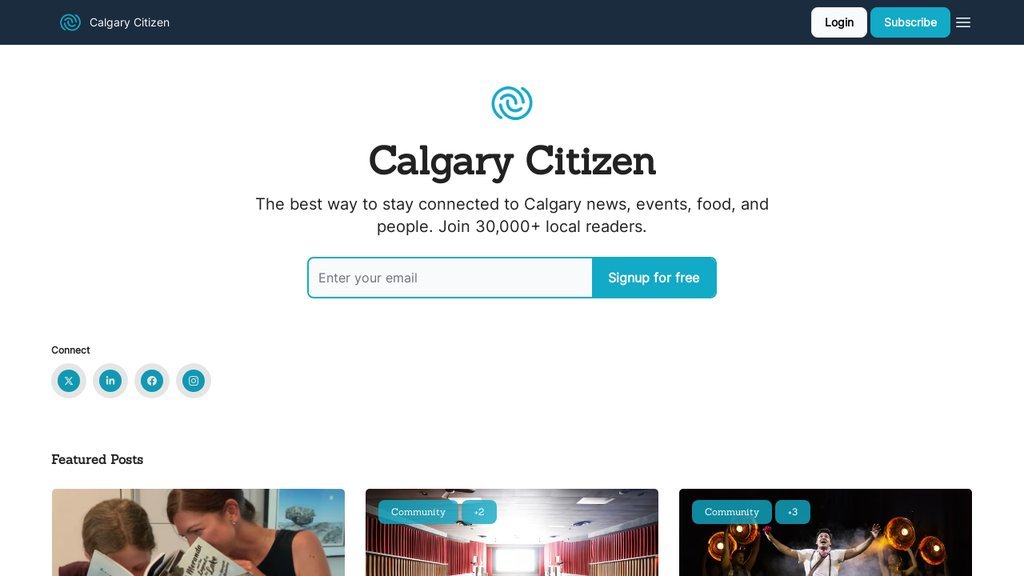 Calgary Citizen - Media Directory - Project Oasis