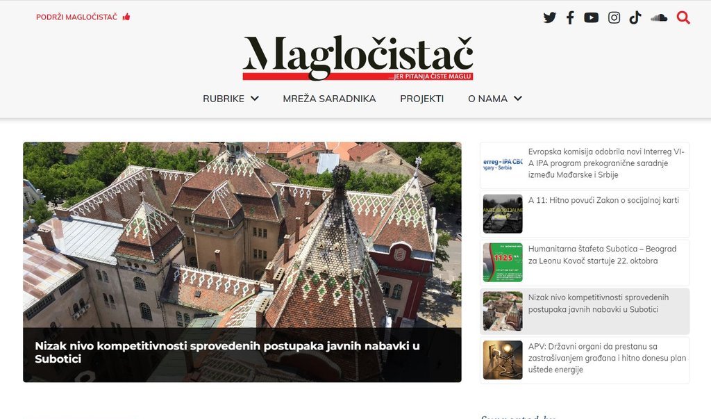 Magločistač Media Directory Project Oasis